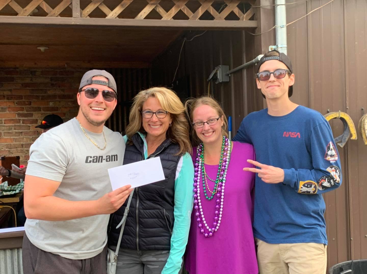 Winners of Kickin’ Cancer in the Cornhole II