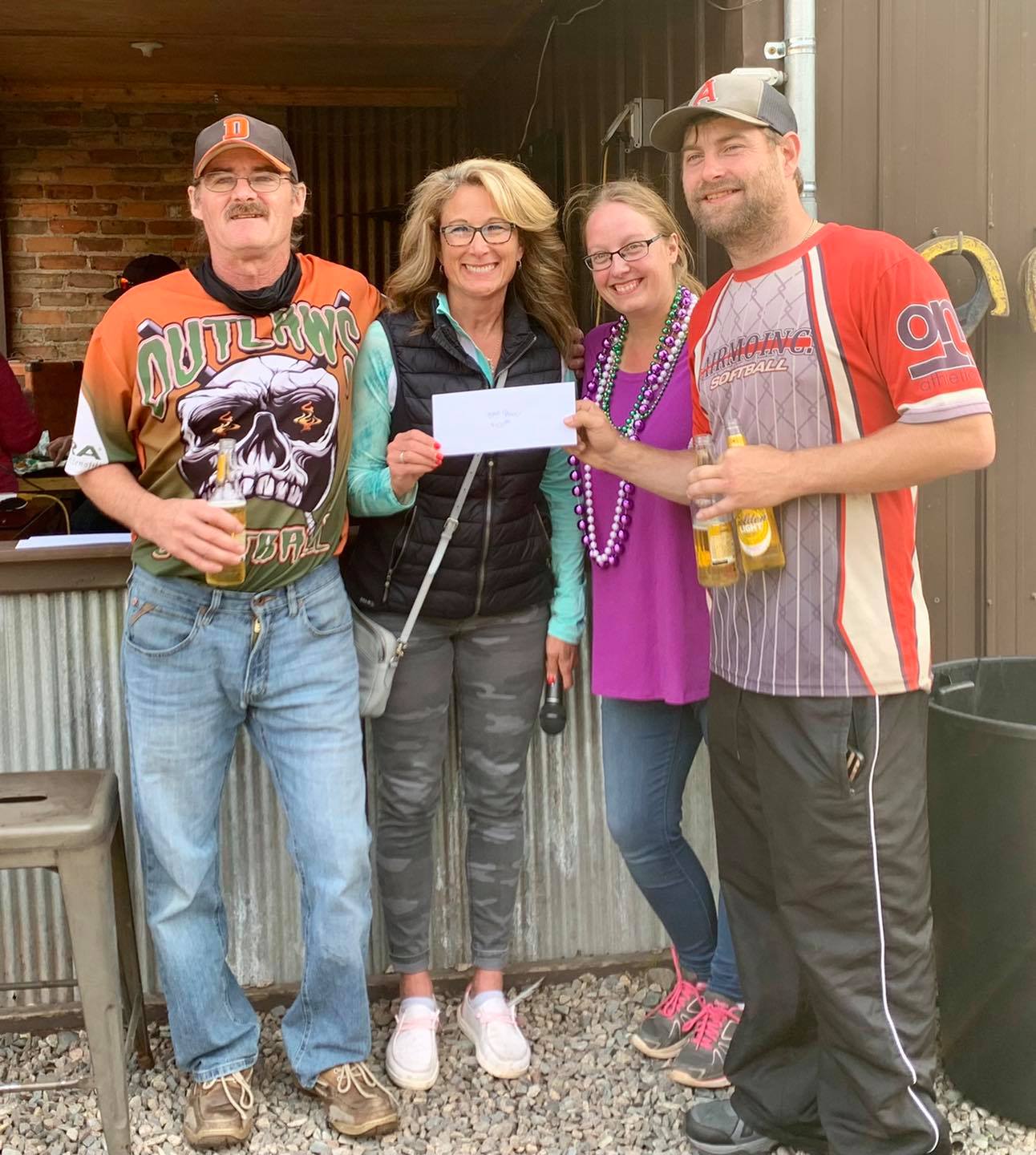 Winners of Kickin’ Cancer in the Cornhole II